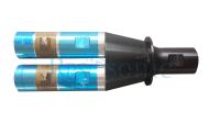 China High Power Dual Vibrator 15khz Ultrasonic Piezoelectric Transducer for sale
