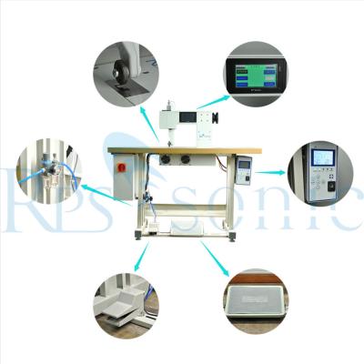 China 1000w 20khz Ultrasonic Sewing Machine For Lamination And Edge Sealing for sale