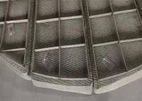 China 3 Sections Anti Corrosive Round Mesh Pad Demister SS316 For Absorption Tower for sale