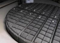 China 3 Sections Anti Corrosive Round Mesh Pad Demister SS316 For Absorption Tower for sale
