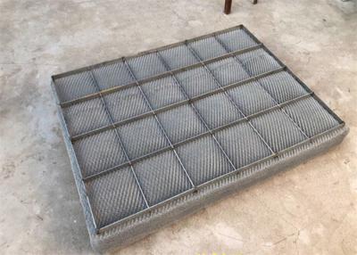 China Chemical Industry Wire Mesh Mist Eliminator 80kg/M3 Density Antirust for sale