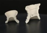 China 0.5mm-30mm Ceramic Saddles Tower Packing For Petrochemical Industry for sale