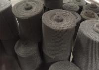 China 100mm 150mm Width Knitted Metal Mesh Wire Mesh Roll Corrosion Resistance for sale