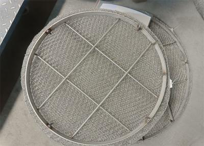 China Stainless Steel Titanium Wire Mesh Demister 300mm Diameter Knitted Weave for sale
