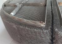 China Density 182kg/M3 Mesh Pad Demister In Sulfuric Acid Plant Salt Resistance for sale