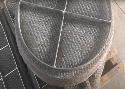 China 304 Stainless Steel Mesh Pad Demister Thickness 150mm Seawater Desalination for sale