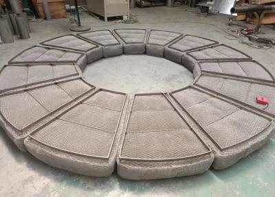 China High Efficiency 316L York 431 Mesh Pad Demister For Towers Customized Shape for sale
