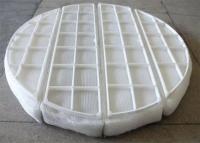 China Round Shape PP PTFE Plastic Mesh Pad Mist Eliminator Customizable for sale