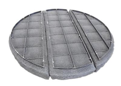 China OEM SS304 Standard Alkali Resistant Vessel Demister Pad For Vacuum Tower for sale