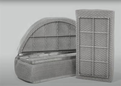 China Diameter 0.3mm Wire Mesh Demister Pads Vessel For Pollution Control for sale