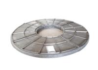 China Integral Pad PVC Ring Type Demister Pads Vessel Round Rod Support  Anti Alkali for sale