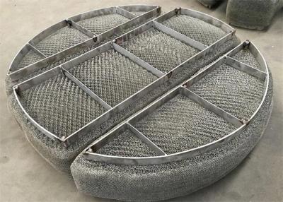 China Oil Water Separation SS316L Demister Pad Demister Mat Customized Shape / Size for sale