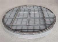 China 80mm High Oil Gas Separator Mesh Pad Demister For Solvent Recovery for sale
