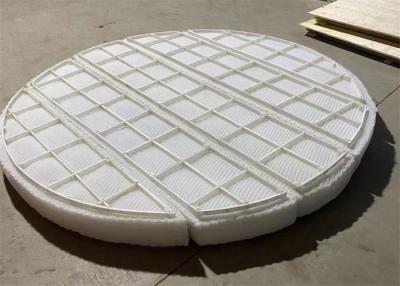 China White PVDF Chevron Type Mist Eliminator 5-95% Filter Rating High Strength for sale
