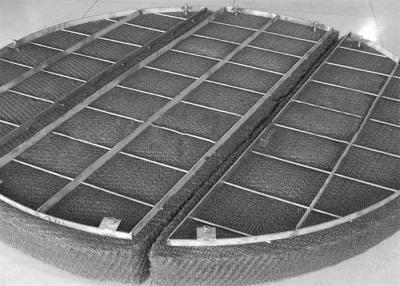China OEM Round Mesh Pad Mist Eliminator For Wet Scrubber 900mm for sale
