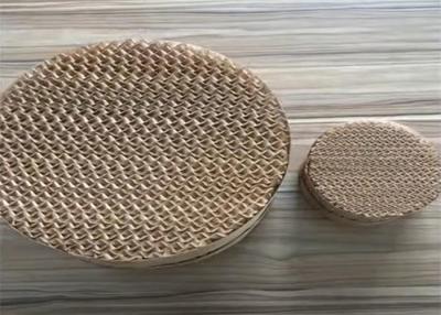 China 316L 250Y Orifice corrugated structured packing Plate 0.1mm Thick Customizable for sale