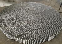China Customized SS304 Metal Structured Packing For Rectification Column for sale