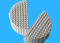 China Distillation Column 400X Ceramic Structured Packing Stack Weight 500kg/M3 for sale