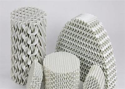 China Anti Alkali 4mm Thickness PP Ceramic Structure Packing In Distillation for sale