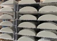 China Anti Corrosion Large Flux Ceramic Tower Packing In Distillation Column 450Y 700Y for sale
