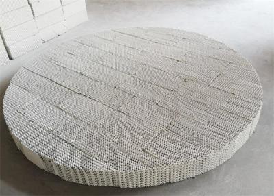 China 450X Alkali Resistant Low Iron Ceramic Structured Packing 6mm thickness for sale