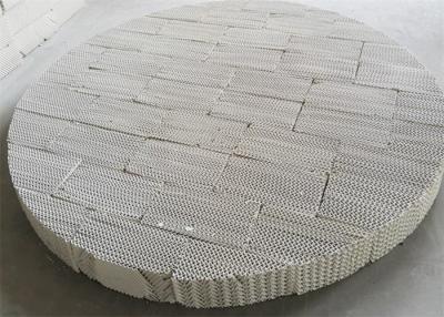 China OEM ODM 550Y Ceramic Structured Packing Good Mass Transfer Performance for sale