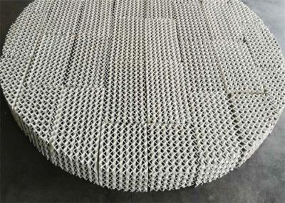 China Fast Separating 0.1mm 0.15mm Ceramic Structured Tower Packing ODM for sale