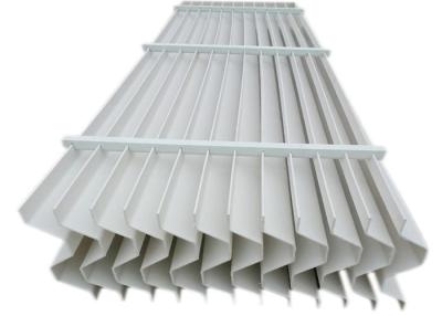 China Chevron PP Corrugated Vane Pack Demister Anti Corrosion For Sugar Refinery for sale