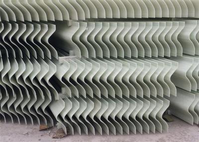 China 35mm Vane Distance PTFE Chevron Mist Eliminator Vane Type Separator for sale