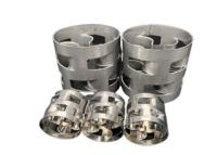 China SS304 316 Gas Scrubbing Metal Random Packing Pall Ring 6-89mm Height for sale