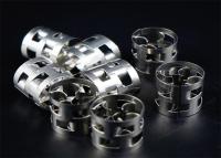 China SS316L Cooling Tower Bottom Metal Pall Ring Packing 0.3mm-0.8mm for sale