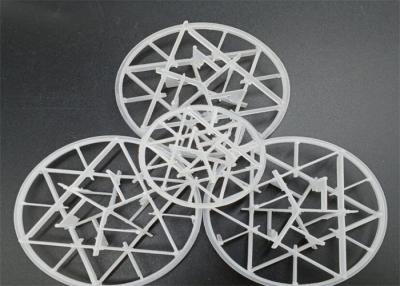 China Alkali Resistant Plastic Random Packing 50mm Low Temperature for sale