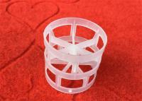China 25MM PVDF Pall Ring Light Weight Plastic Random Tower Packing for sale