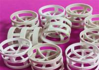 China 16mm-76mm PVC Plastic Pall Ring Packing High Large Internal Surface Area for sale
