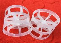 China PVC PP PE Pall Ring Plastic Random Packing 16mm-76mm Heat Resistant for sale