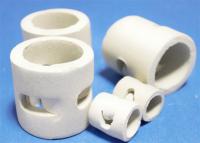 China 5MM Desulfurization Tower Ceramic Saddles Packing Anti Corrosion for sale
