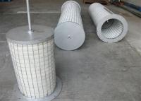 China Preservative Cylindrical Fiberglass Demister Fiber Bed Filter Corrosion Resistance for sale