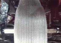China 100mm 150mm Width Knitted Metal Mesh Wire Mesh Roll Corrosion Resistance for sale