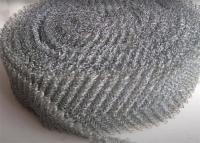 China 304 Stainless Steel Knitted Wire Mesh 0.3mm Acid And Alkali Resistance for sale