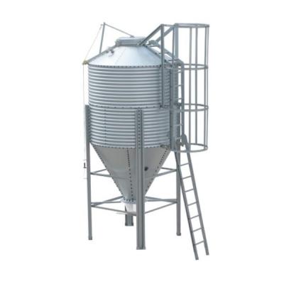 China Cattle Chicken Farm Animal Feed Storage Silos Hopper Bottom for sale