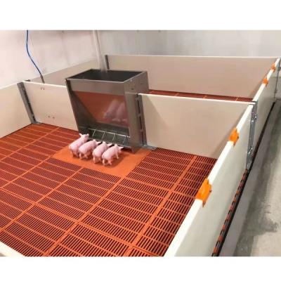 China Customizable Livestock Farm Equipment PVC Panel Weaning Piglet Nursery Crate for sale