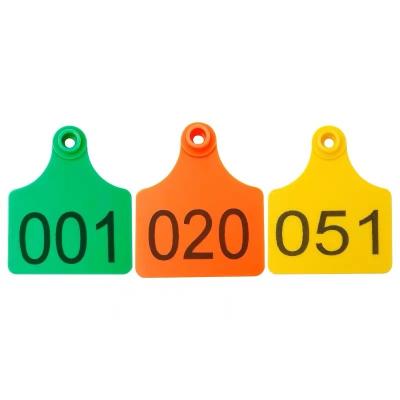 China Yaks Horse Livestock ID Tags Custom Printed Cattle Management Tags for sale