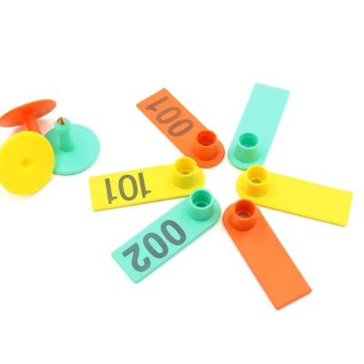 China TPU PE Livestock ID Tags Personalized Sheep And Goat Ear Tags for sale