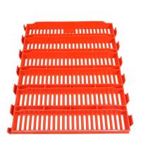 China Red Pure PP Plastic Slatted Floor For Sheep Nursery Pigs for sale