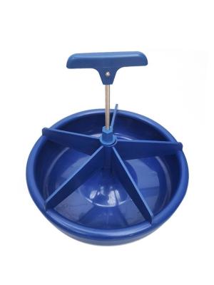 China Farrowing Cage Round Feeder Trough 33.5cm Plastic Piglet Feeder for sale