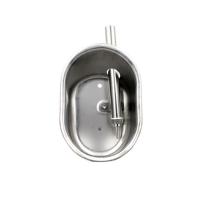 China SS304 Oval Shaped Hog Water Bowl Automatic Drinker For Pigs for sale