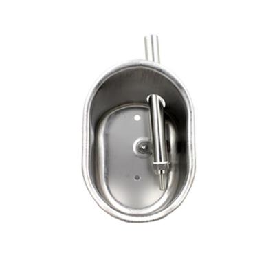 China SS304 Oval Shaped Hog Water Bowl Automatic Drinker For Pigs for sale