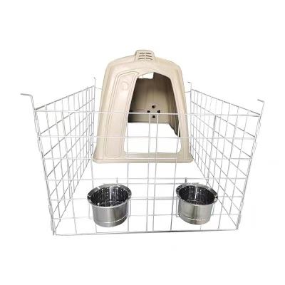 China Cattle Farming Calfhutch Pure PE Calf Housing Cage Anti Corrosion for sale