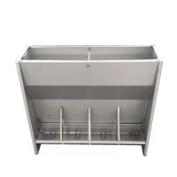 China Stainless Steel 304 Livestock Feeding Equipment Swine Nursery Feeders 8 Holes for sale