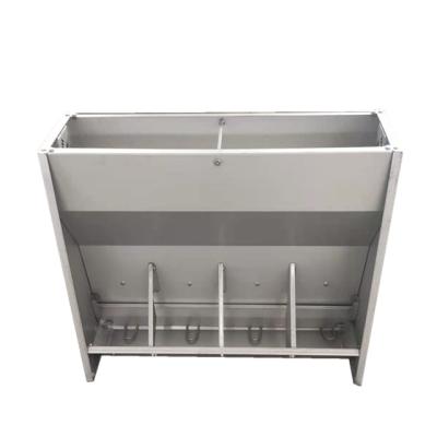 China Stainless Steel 304 Livestock Feeding Equipment Swine Nursery Feeders 8 Holes for sale